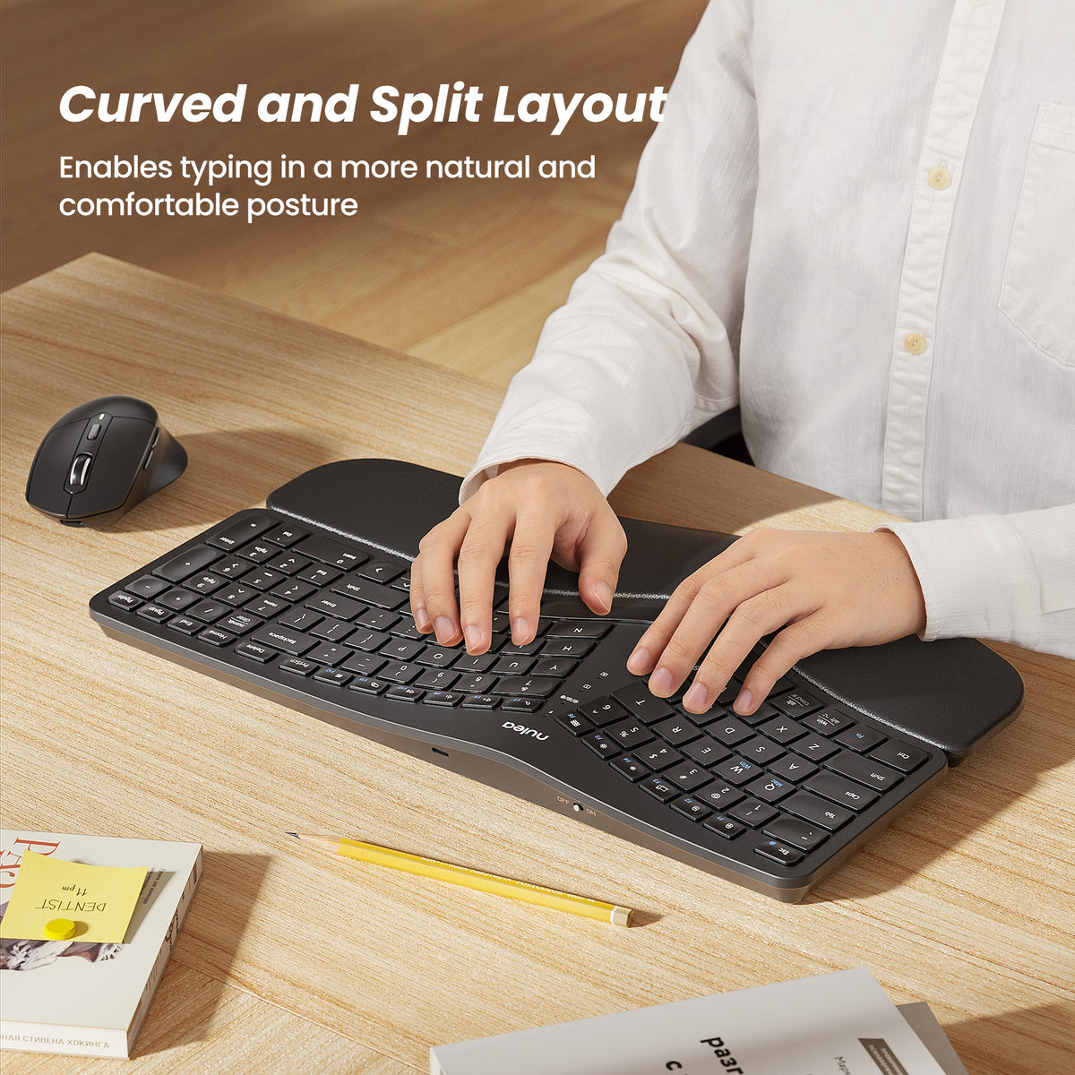 Nulea Km75 Advanced Ergonomic Wireless Keyboard And Mouse Combo Nulea Offical