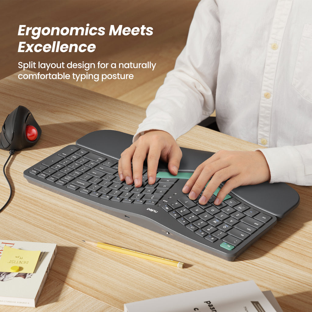 Nulea RT05B Wireless Ergonomic Keyboard – nulea offical