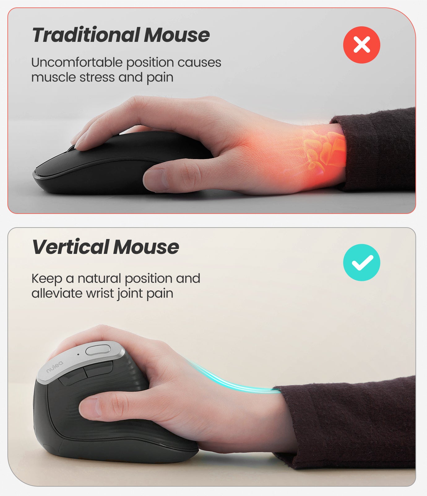 Nulea M510 Wireless Vertical Mouse – nulea offical