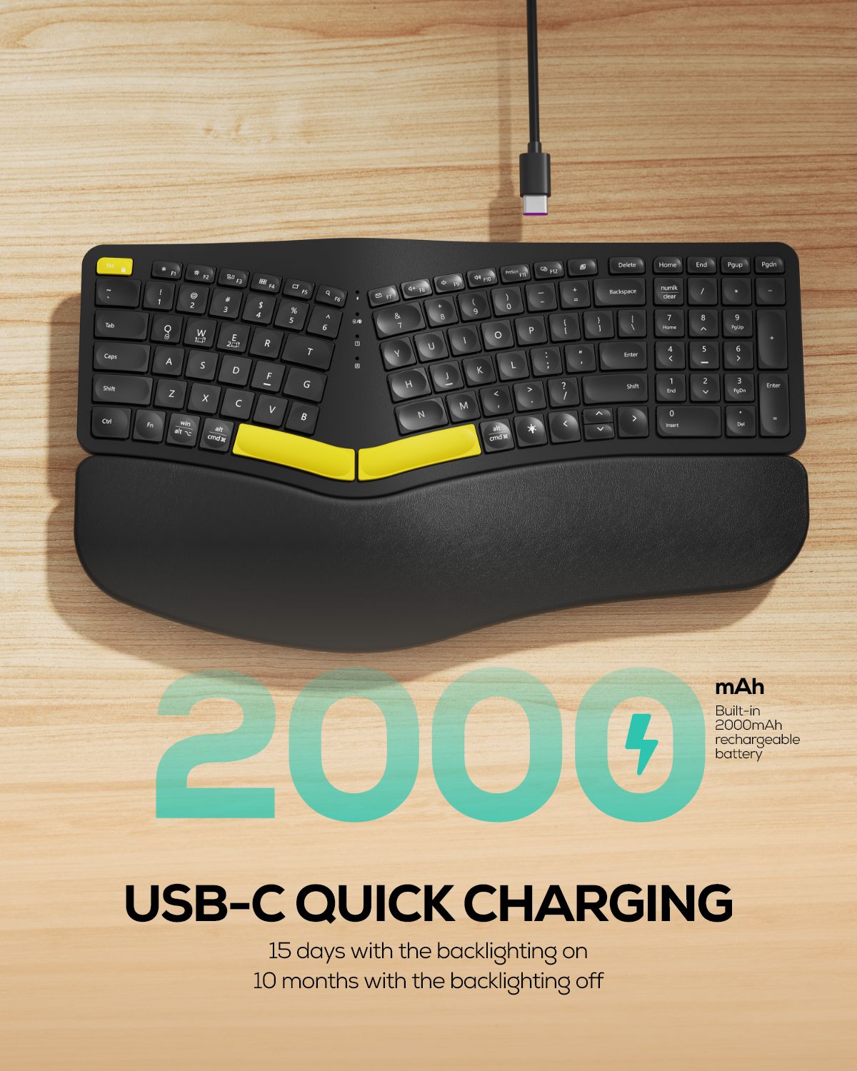 Nulea Rt05 Wireless Ergonomic Keyboard Nulea Offical