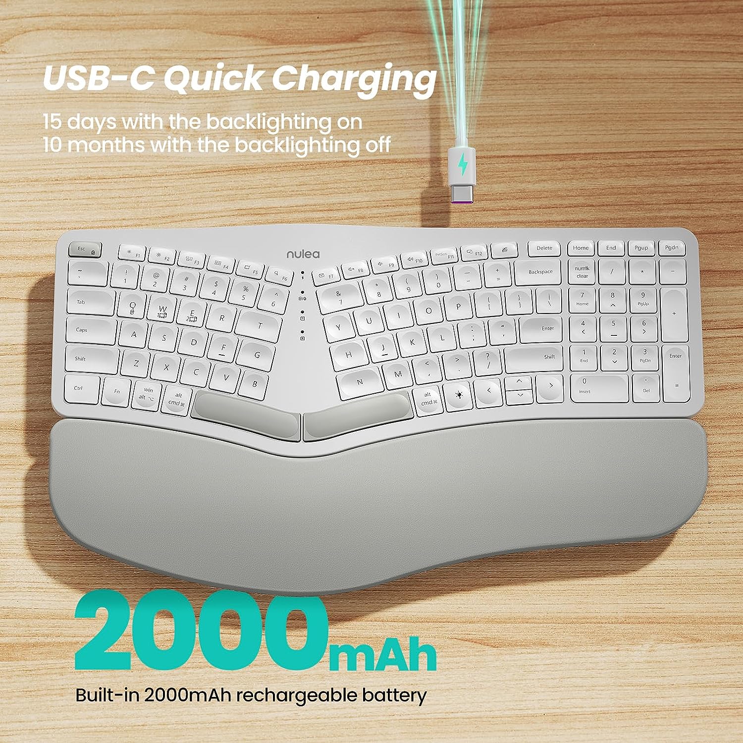 Nulea Rt05 Wireless Ergonomic Keyboard Nulea Offical