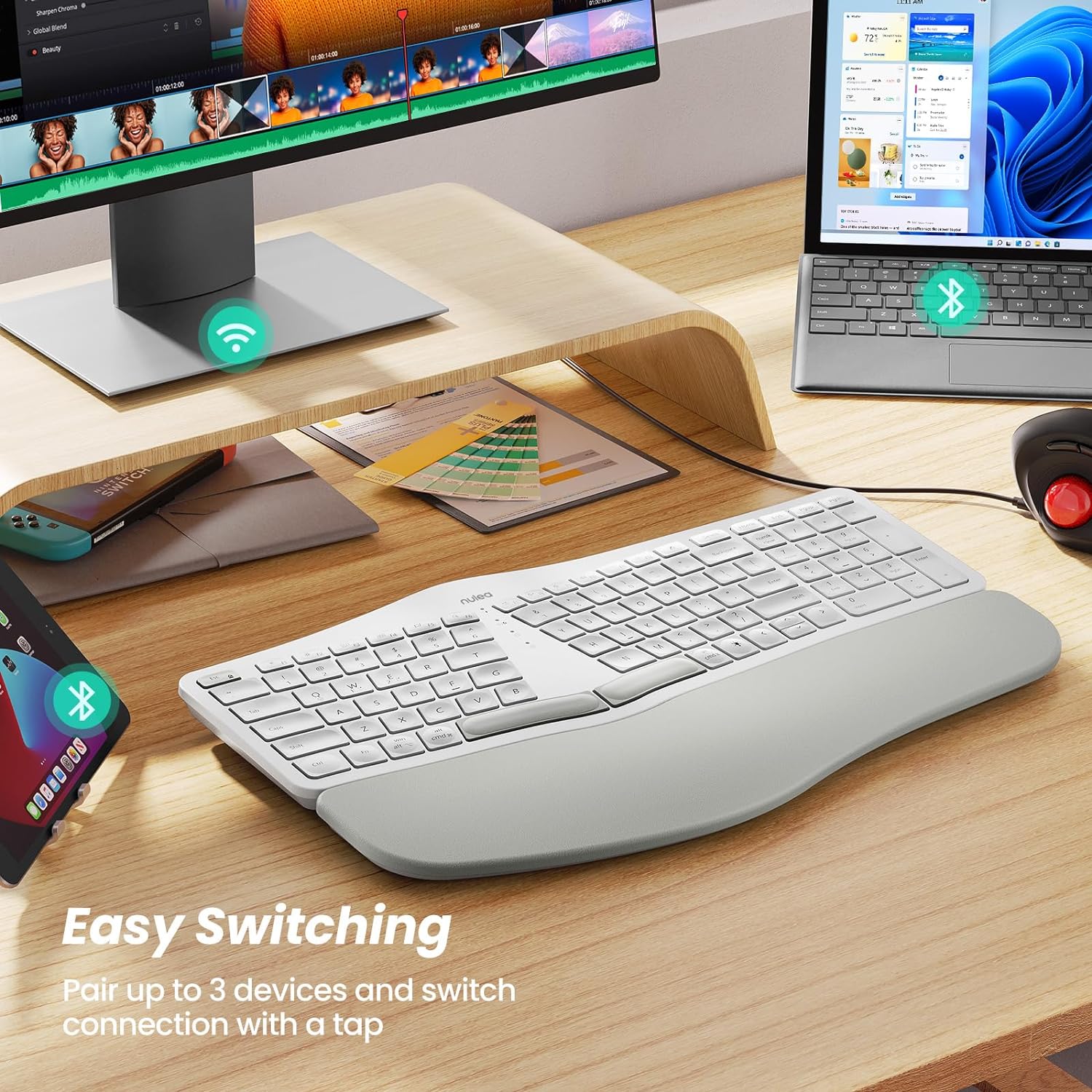 Nulea Rt05 Wireless Ergonomic Keyboard Nulea Offical